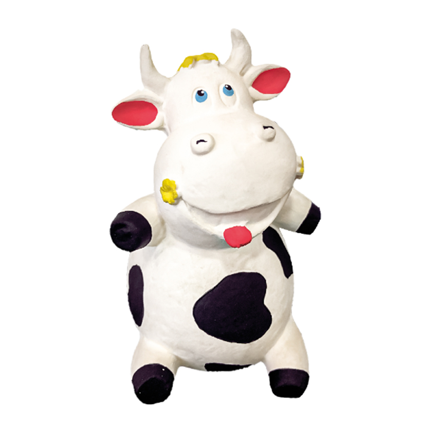 Brinquedo Para Pet Latoy Mordedor Látex Vaca Mimosa