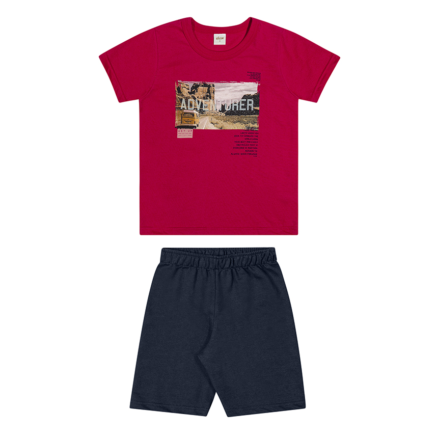 Conjunto Juvenil Elian Camiseta Estampada