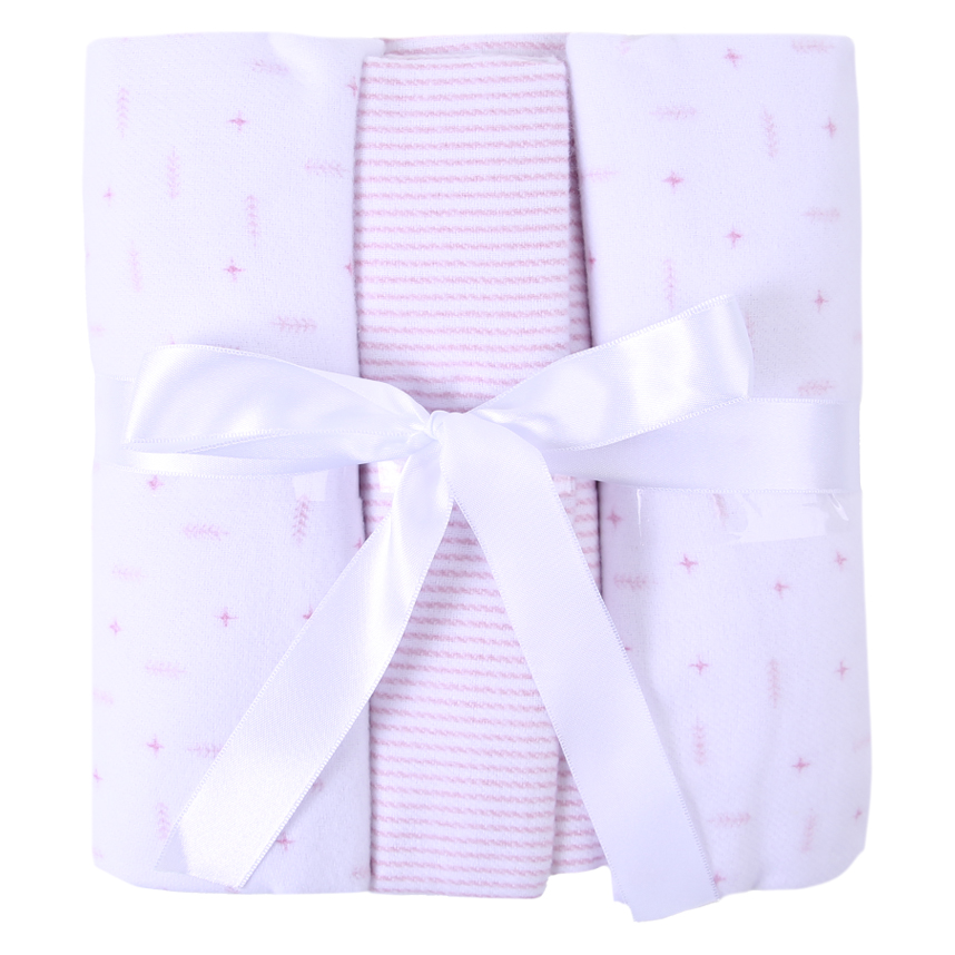 Kit Cueiro Incomfral Estampa Flexa Rosa 03 Peças