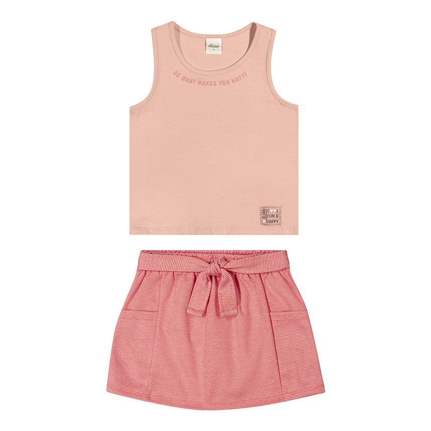 Conjunto Juvenil Elian Blusa Regata Basic