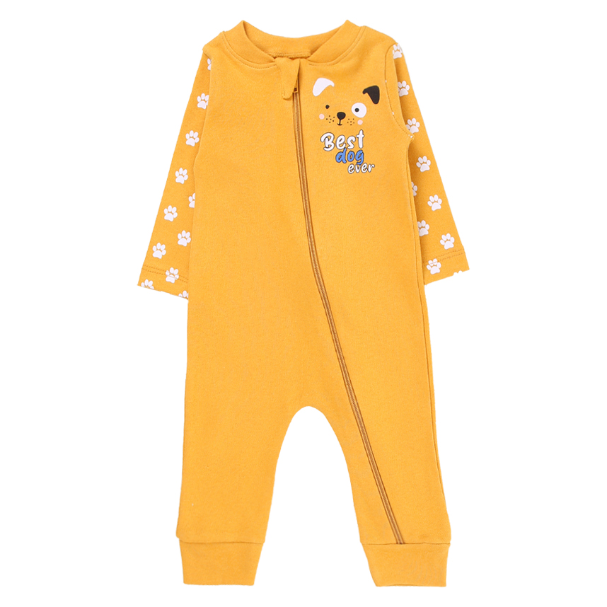 Macacão Longo em Suedine com Estampa Silk Best Dog Patas