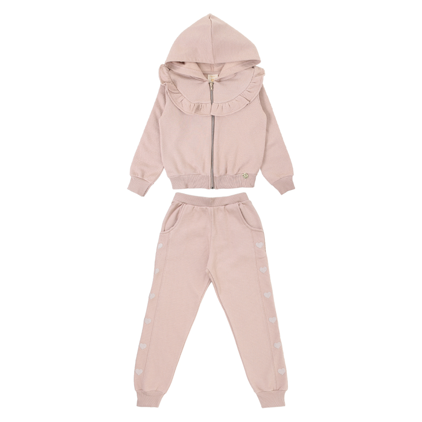 Conjunto Infantil Angerô Jaqueta com Babados